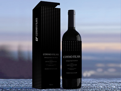 Black velvet films introduced by Cosmo - Digital Labels & Packaging